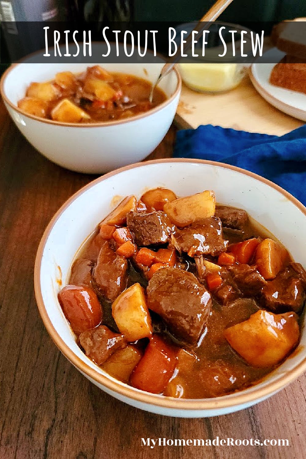 Irish Stout Beef Stew - My Homemade Roots