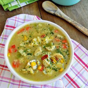 Pennsylvania Dutch Chicken Corn Soup with Rivels - My Homemade Roots
