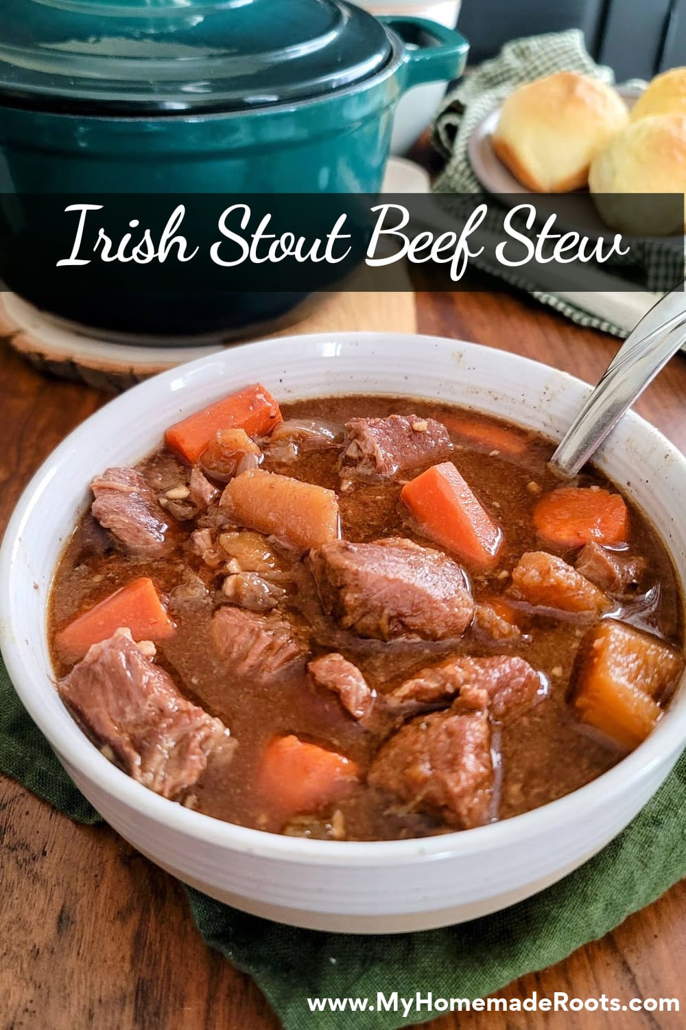 Irish Stout Beef Stew - My Homemade Roots