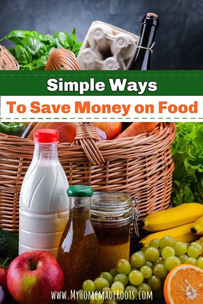 Simple Ways to Save Money on Food - My Homemade Roots