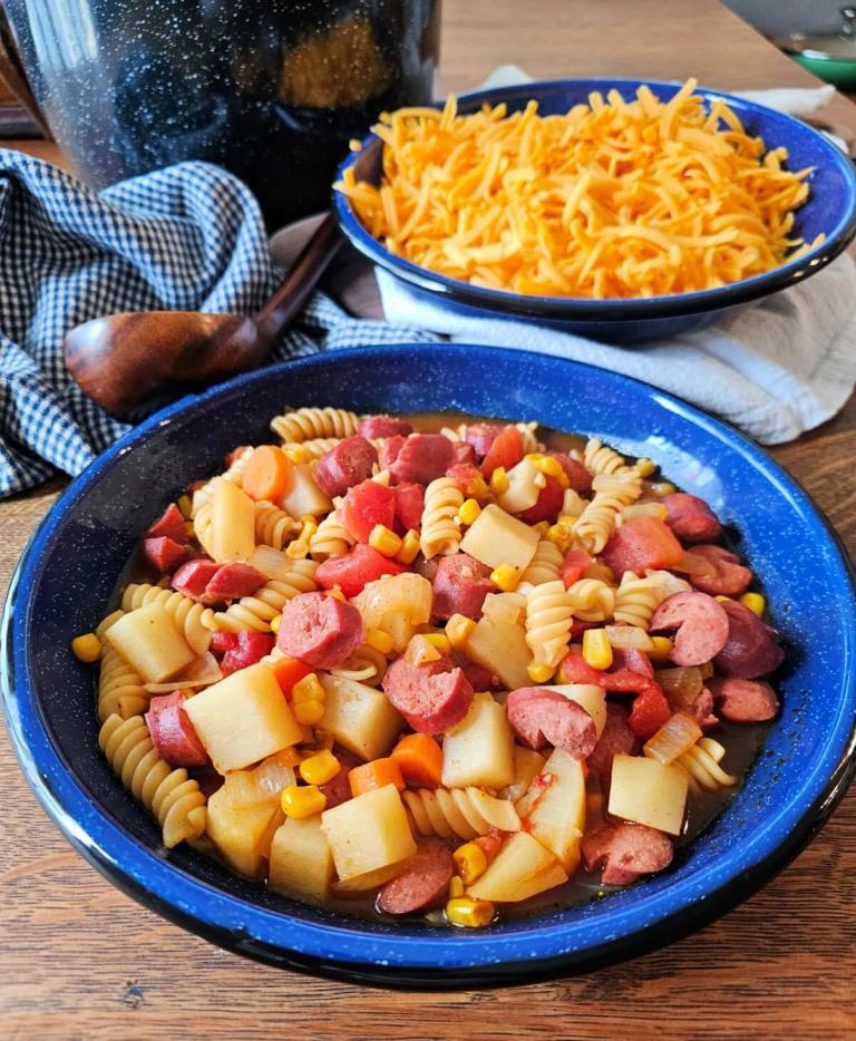 Campfire Hot Dog Stew - My Homemade Roots
