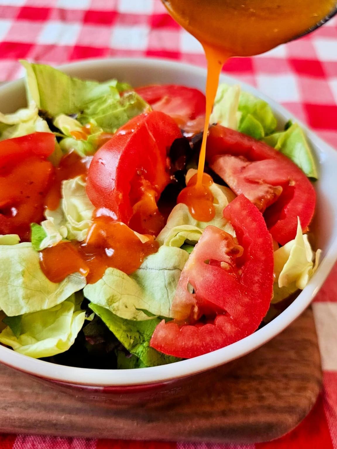 Simple Homemade French Dressing - My Homemade Roots